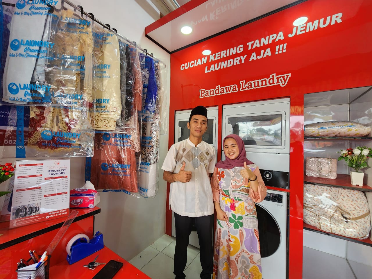 Pandawa Laundry - Cuci kering tanpa jemur